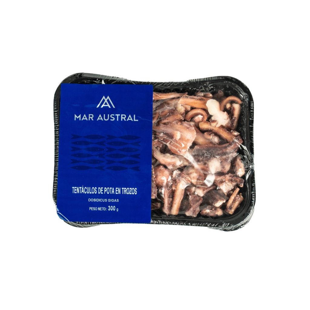 Tentáculos de Pota en Trozos Bandeja 300 g - Mar Austral